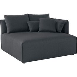 OTTO home Ottomane &raquo;N&ouml;re&laquo; kurzes Lounge-Modul - zum Zusammenstellen, Breite 138 cm, Tiefe 128 cm grau 100% Polyester
