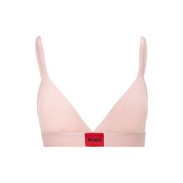 Hugo Underwear Damen HUGO Underwear Triangel-BH &raquo;TRIANGLE RED LABEL&laquo; mit HUGO Logo auf dem Bund pink L, N-Gr