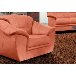 Sit & More sit&more Sessel &raquo;Savona, B: 103 cm&laquo; mit Federkern orange NaturLEDER : Bitte beachten Sie, dass Lederbez&uuml;ge mehr N&auml;hte aufweisen als Stoffbez&uuml;ge.;