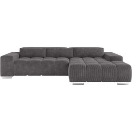 COTTA Ecksofa &raquo;Orion L-Form&laquo; mit 2x Kopfteilverstellung & 3 Nierenkissen 100% Polyester