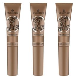 Essence Damen Bronzer-Puder &raquo;BABY GOT BRONZE liquid bronzer&laquo; mit leichter Textur grau
