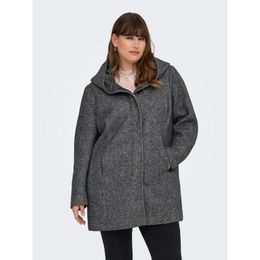 Only Carmakoma Damen Only CARMAKOMA Kurzmantel &raquo;CARSEDONA LIGHT COAT OTW NOOS&laquo; grau M