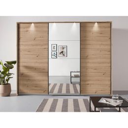 Rauch Schwebet&uuml;renschrank &raquo;Kleiderschrank Schrank Garderobe OTELI inkl. 3 Innenschubladen&laquo; Breiten 211/278/323/368 cm H&ouml;hen 214/233 cm, mit 