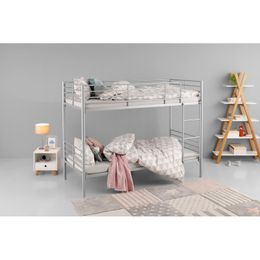 OTTO home Etagenbett &raquo;Hayo, Metallbett, Stockbett&laquo; teilbar in 2 Einzelbetten, perfekt f&uuml;r kleine R&auml;ume, mehrere Farben, (B/T/H) ca. 208/97/160 cm 