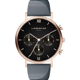 Liebeskind Berlin Uhr Damen Gr&ouml;&szlig;e One Size rosegold / dunkelgrau / schwarz