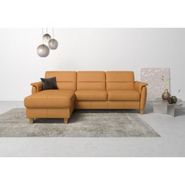 Home Affaire Ecksofa &raquo;Palmera L-Form, B: 244 cm - OTTO. Verl&auml;ssliche Qualit&auml;t.&laquo; optional Bettfunktion & Bettkasten, Federkern gelb Luxus-Microfaser (