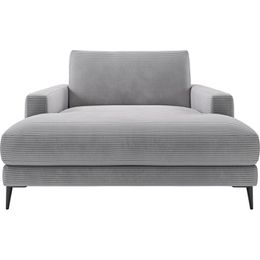 Home Affaire Chaiselongue &raquo;Downtown Loungem&ouml;bel zum Relaxen, B/T/H: 132/170/84 cm&laquo; auch in Boucl&eacute;, Cord und Easy care - leicht mir Wasser zu reinigen 
