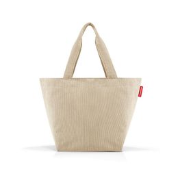 Reisenthel Shopper Shopper M cord sand, Beige, Textil, 15 L, 51x30.5x26 cm, verschlie&szlig;bar, gro&szlig;es Hauptfach, umweltfreundlich, Freizeit, Koffer & Taschen, Einkaufstaschen