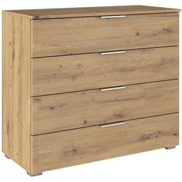 OTTO home Schubkastenkommode &raquo;Sideboard Schubladenkommode AGORDO mit Dekor- oder Hochglanzfront&laquo; in zwei Griff-Farben, Breite 80 cm, vier gro&szlig;e und 