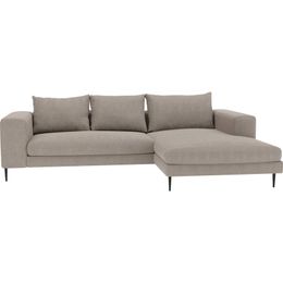 Home Affaire Ecksofa &raquo;Aurora, L-Form, mit extra breiter Recamiere, 324 x 170 cm (BxT)&laquo; Designsofa mit tollem Sitzkomfort, extra hohe Metallf&uuml;&szlig;e 
