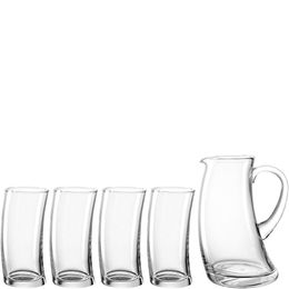 Leonardo Gl&auml;serset Swing, Klar, Glas, 5-teilig, 30.2x22.8x16.5 cm, Essen & Trinken, Gl&auml;ser, Gl&auml;ser-Sets