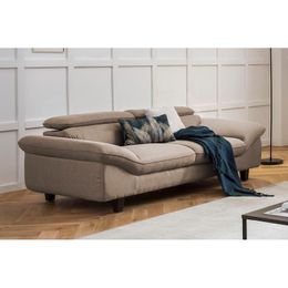 Home Affaire 2-Sitzer &raquo;Pilot&laquo; Big-Sofa mit Kopfteilverstellung beige