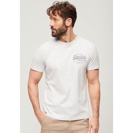 Superdry Herren T-Shirt &raquo;CLASSIC VL HERITAGE CHEST TEE&laquo; grau XL