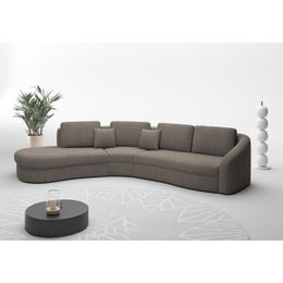 Sit & More sit&more Ecksofa &raquo;Jazz L-Form&laquo; In weiteren Gr&ouml;&szlig;en erh&auml;ltlich braun 100% Polyester