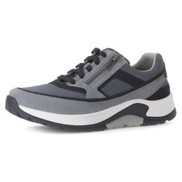 Rollingsoft Herren rollingsoft Keilsneaker , Schn&uuml;rschuh, Halbschuh, Freizeitschuh, Au&szlig;enrei&szlig;verschluss, G-Weite blau 7 (40,5)