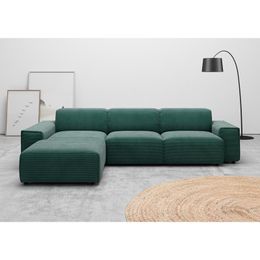 Home Affaire Ecksofa &raquo;Glimminge auch in Breitcord, Feincord, Boucl&eacute; + Easy care-Bezug&laquo; L-Form, Breite 294, Zierkissen gr&uuml;n 12% Polyaxryl, 88% 