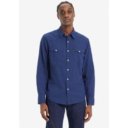 Levi's Levi's Damen Flanellhemd &raquo;BARSTOW WESTERN STANDARD&laquo; in verschiedenen Karo-Dessins blau M (48/50), N-Gr
