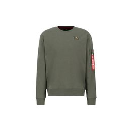 Alpha Industries Herren Sweater &raquo;3D SL Sweatshirt&laquo; gr&uuml;n 3XL