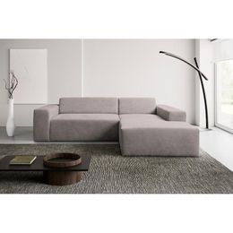 WERK2 Ecksofa &raquo;Zeus-L modern & zeitlos, Breite 253 cm, bequemes Sofa&laquo; moderne Optik mit abgerundeten Kanten 92% Polyester, 8% Nylon