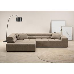 Home Affaire Ecksofa &raquo;Ancona incl. Kopfteilverstellung, OTTOs Choice, Breite 319cm, L-Form&laquo; wahlweise motorische Sitztiefenverstellung, auch in Cord +