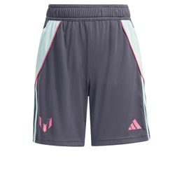 adidas Performance Sportshorts 'Messi' Jungen Gr&ouml;&szlig;e 176 hellblau / pink / schwarz