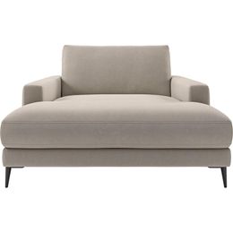 Home Affaire Chaiselongue &raquo;Downtown Loungem&ouml;bel zum Relaxen, B/T/H: 132/170/84 cm&laquo; auch in Boucl&eacute;, Cord und Easy care - leicht mir Wasser zu reinigen 