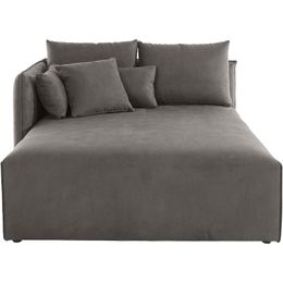 OTTO home Ottomane &raquo;N&ouml;re&laquo; Lounge-Modul - zum eigenen Zusammenstellen, Breite 138cm, Tiefe 168cm grau 100% Polyester