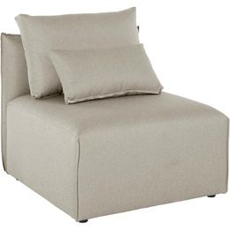 OTTO home Sessel &raquo;N&ouml;re&laquo; Modul - zum Zusammenstellen; in vielen Bezugsqualit&auml;ten und Farben beige Samtoptik (100% Polyester);Struktur (100% 
