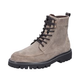 Rieker Schn&uuml;rstiefel Herren Gr&ouml;&szlig;e 47 beige / schwarz