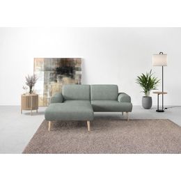 Home Affaire Ecksofa &raquo;Swift Scandic Design, komfortabler Federkern, Breite 192cm, L-Form&laquo; Federkern-Polsterung, B/T/H: 192/83/176 cm gr&uuml;n 100% 