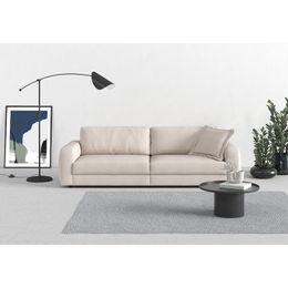 Trendmanufaktur Big-Sofa &raquo;Bourbon, Designsofa, Mega Sofa mit tollem Sitzkomfort, Breite 264cm&laquo; mit extra hohem Sitzkomfort, in trendigem Cord Bezug 