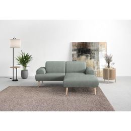 Home Affaire Ecksofa &raquo;Swift Scandic Design, komfortabler Federkern, Breite 192cm, L-Form&laquo; Federkern-Polsterung, B/T/H: 192/83/176 cm gr&uuml;n 100% 