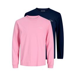 Jack & Jones Jack & Jones Junior Shirt 'JJCollege' Jungen Gr&ouml;&szlig;e 140 marine / rosa