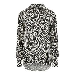 Apricot Zebra Print High-Low Shirt ' ' Damen Gr&ouml;&szlig;e XXL stone