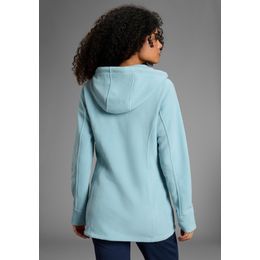 Kangaroos Fleecejacke Damen Gr&ouml;&szlig;e XS hellblau / braun