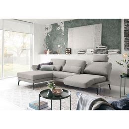 3C Candy Ecksofa &raquo;Kairo modernes Multifunktions-Sofa, bequem, L-Form&laquo; inklusive Drehsitz, Armlehnen- und R&uuml;ckenverstellung, OTTOs Choice grau 100% 