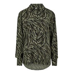 Apricot Zebra Print High-Low Shirt ' ' Damen Gr&ouml;&szlig;e XXL khaki