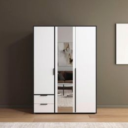 Rauch Dreht&uuml;renschrank &raquo;Kleiderschrank Schrank Garderobe W&auml;scheschrank NAGATA mit Spiegel&laquo; in 3 verschiedenen Ausstattungen BASIC/CLASSIC/PREMIUM, und