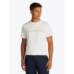 Tommy Jeans Herren Kurzarmshirt &raquo;TJM SLIM ENTRY GRAPHIC TEE EXT&laquo; Mit Rundhalsausschnitt beige 3XL