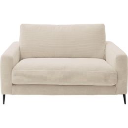 Home Affaire 1,5-Sitzer &raquo;Downtown B/T/H: 152/105/84 cm&laquo; weicher Sitzkomfort, Cord, gem&uuml;tliches Loungem&ouml;bel zum Relaxen beige 88% Polyester, 12% 