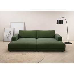 Home Affaire Loungesofa &raquo;Enisa, B/T/H: 290/170/85 cm&laquo; Zeitloses und stylisches Loungem&ouml;bel, Mega-Sofa, Big-Sofa XXL gr&uuml;n 95% Polyester, 5% Nylon