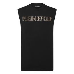 Plein Sport Top 'Tiger' Herren Gr&ouml;&szlig;e 5XL gold / schwarz