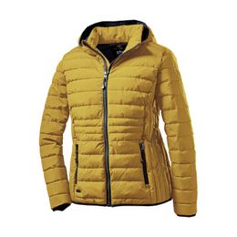 STOY Damen STOY Steppjacke &raquo;WMN Quilted JCKT B&laquo; Leichte, wasserabweisende Damenjacke mit recyceltem Material gelb 48
