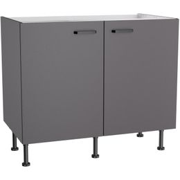 KOCHSTATION Sp&uuml;lenschrank &raquo;KS-Paula&laquo; 100 cm breit, 87 cm hoch, mit 1 T&uuml;r