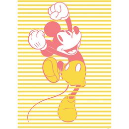 Komar Bild &raquo;Mickey Unwind&laquo; Disney 1 Stk. tlg. Wandbild zur Dekoration im Kinderzimmer - ohne Rahmen bunt Holz, Papier