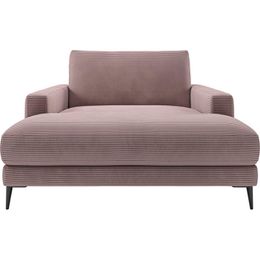 Home Affaire Chaiselongue &raquo;Downtown Loungem&ouml;bel zum Relaxen, B/T/H: 132/170/84 cm&laquo; auch in Boucl&eacute;, Cord und Easy care - leicht mir Wasser zu reinigen 