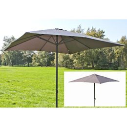Garden Pleasure Sonnenschirm 250 &times;250 cm grau Bezug: 100% Polyester
