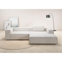 Home Affaire Ecksofa &raquo;Watertown, modernes XXL L-Form, 306 cm breit&laquo; Gro&szlig;z&uuml;giges Lounge-Sofa mit viel Platz f&uuml;r die Familie wei&szlig; 95% Polyester, 5% 