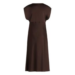 Vera Mont Abendkleid mit V-Ausschnitt Damen Gr&ouml;&szlig;e 36 bronze Winterkleid
