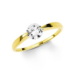 Amor Fingerring Damen Gr&ouml;&szlig;e 54 gold